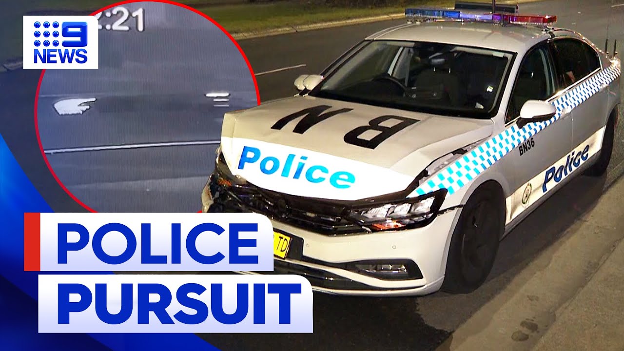Police Pursue Car Allegedly Stolen By Children 9 News Australia The
