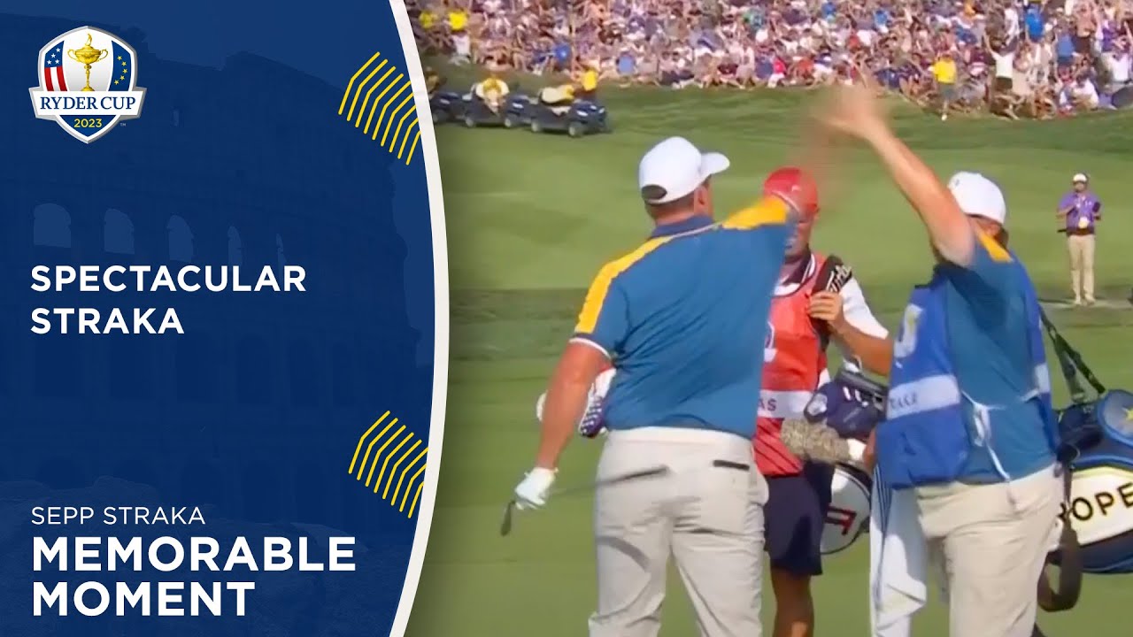 Superb Sepp Straka Chip-In | 2023 Ryder Cup - The Global Herald