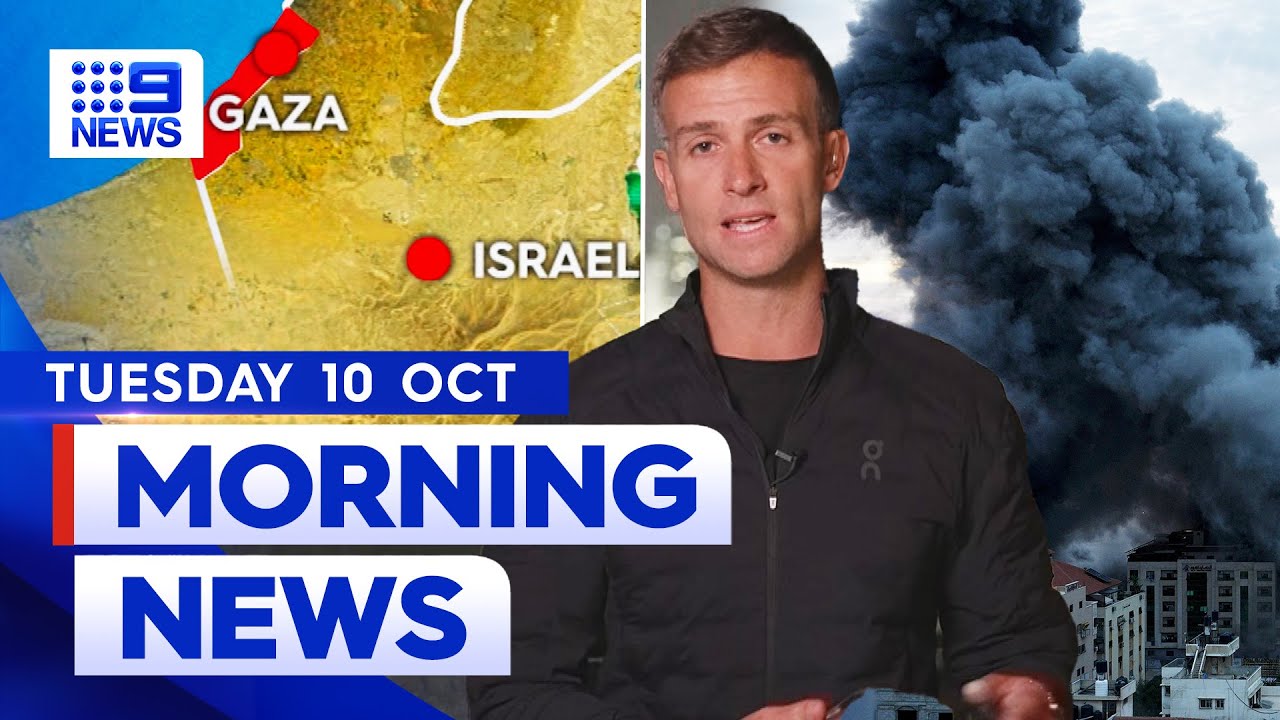 War between Israel and Hamas intensifies | 9 News Australia - The ...