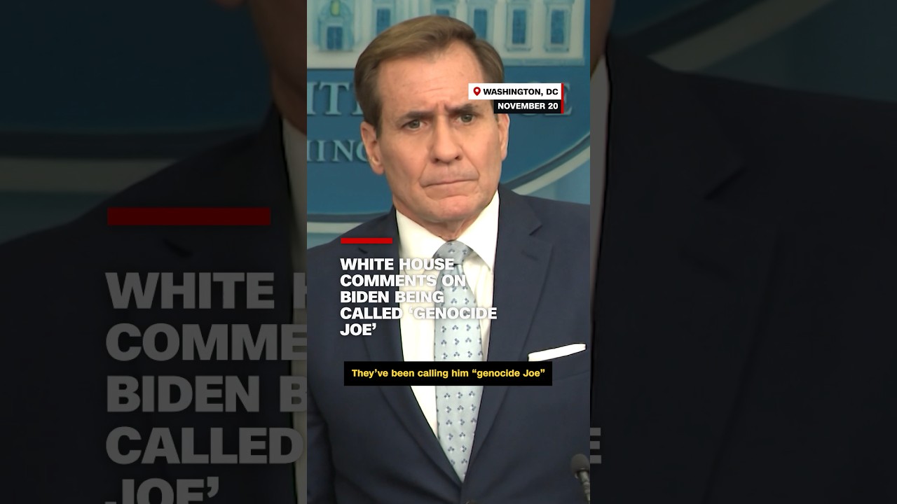 White House comments on Biden being called ‘genocide Joe’ - The Global ...