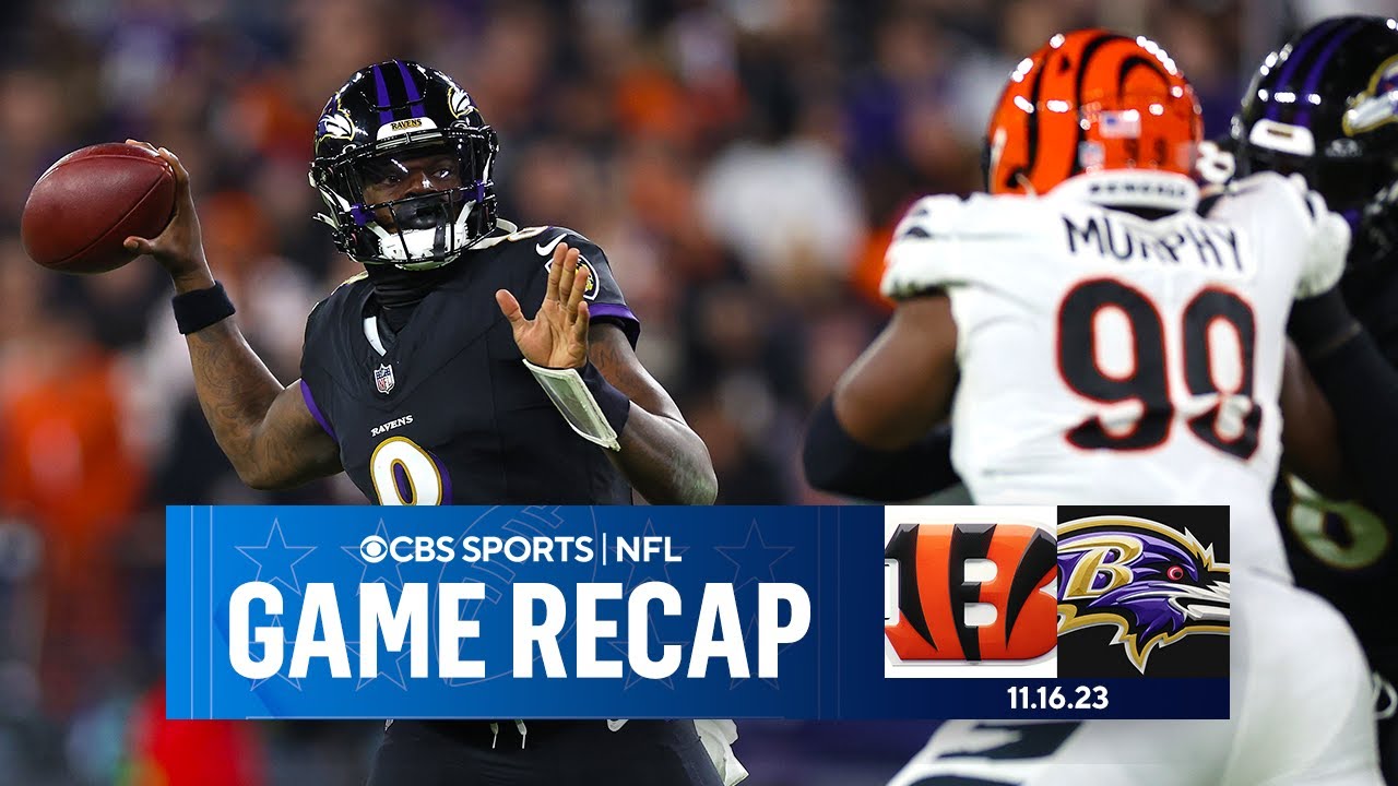 Ravens ROLL Bengals, as Burrow (wrist) EXITS in 2nd Quarter | Game ...