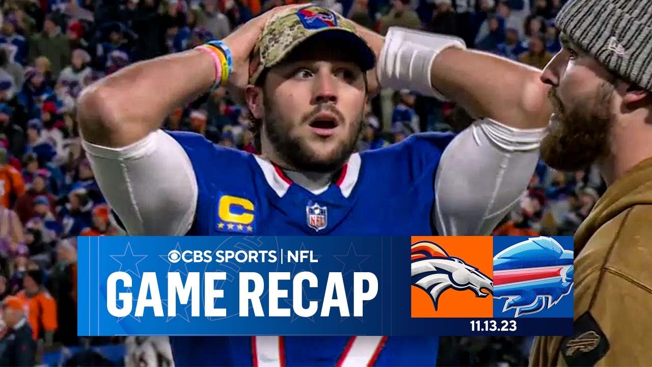 Broncos SHOCK Josh Allen & Bills In Buffalo In WILD FINISH I Game Recap ...