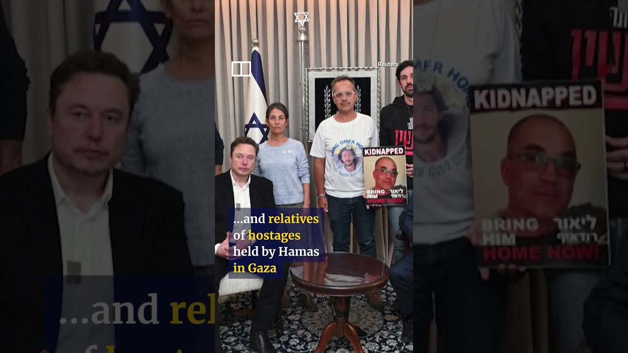 IN A MINUTE: Elon Musk meets Israeli leaders during ceasefire #shorts ...