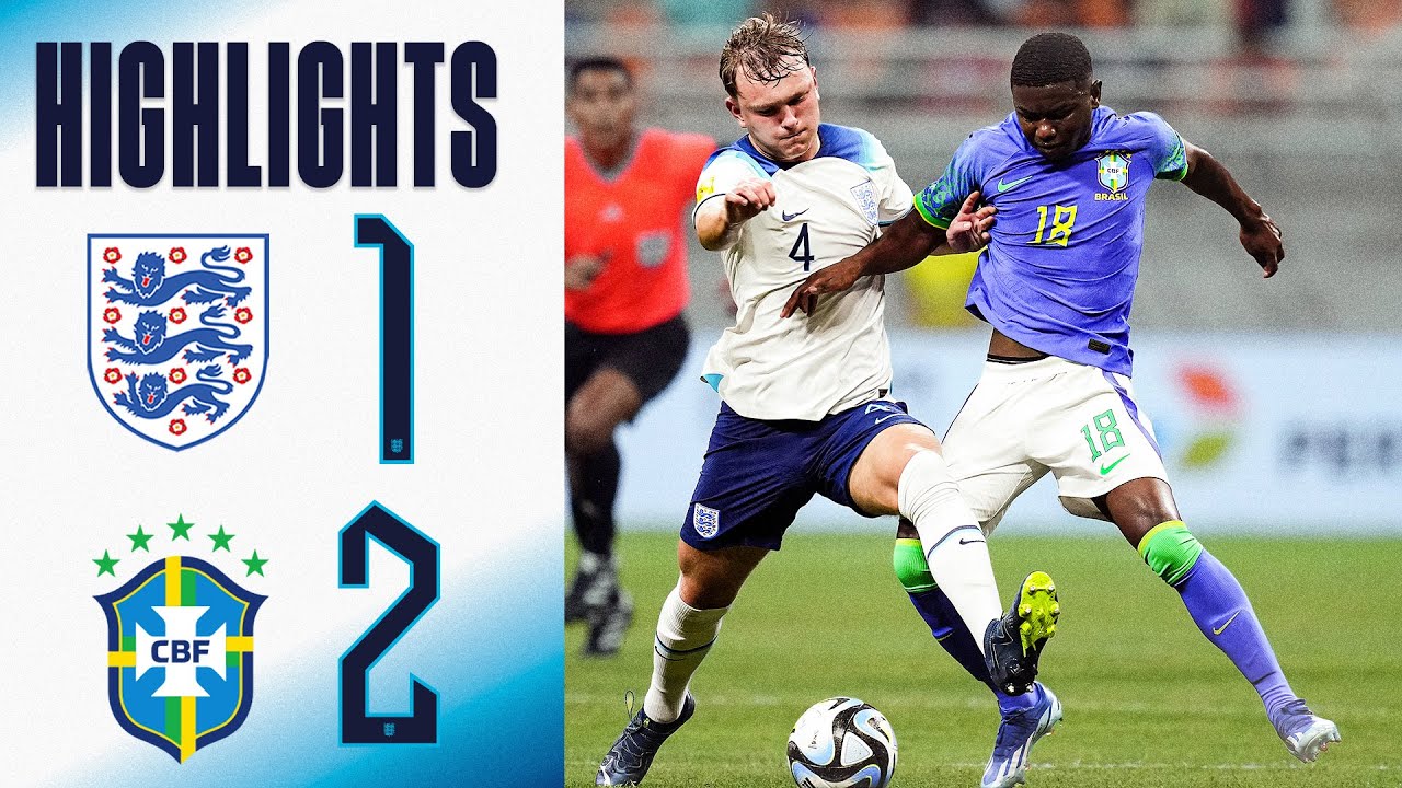England U17 1-2 Brazil U17 | Young Lions Top Group | FIFA U17 World Cup ...