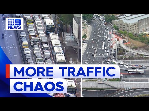 Sydney drivers fuming over traffic at Rozelle Interchange | 9 News ...