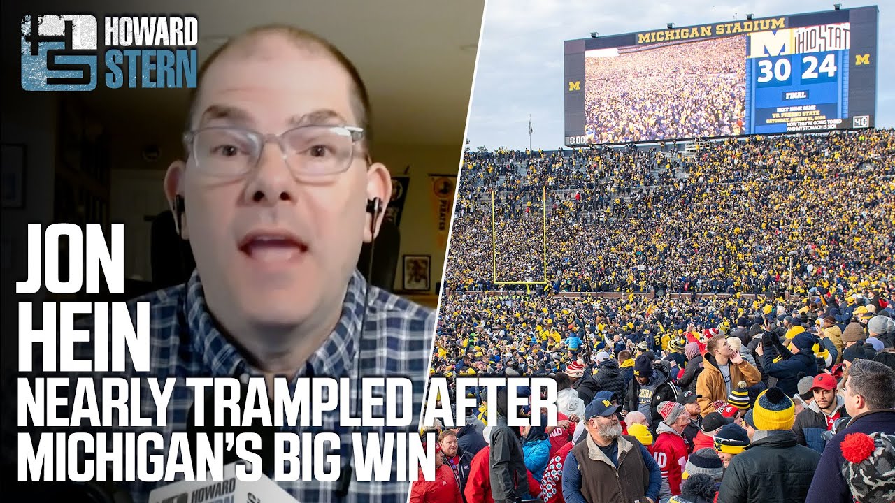 Jon Hein Almost Got Trampled at University of Michigan Game - The ...
