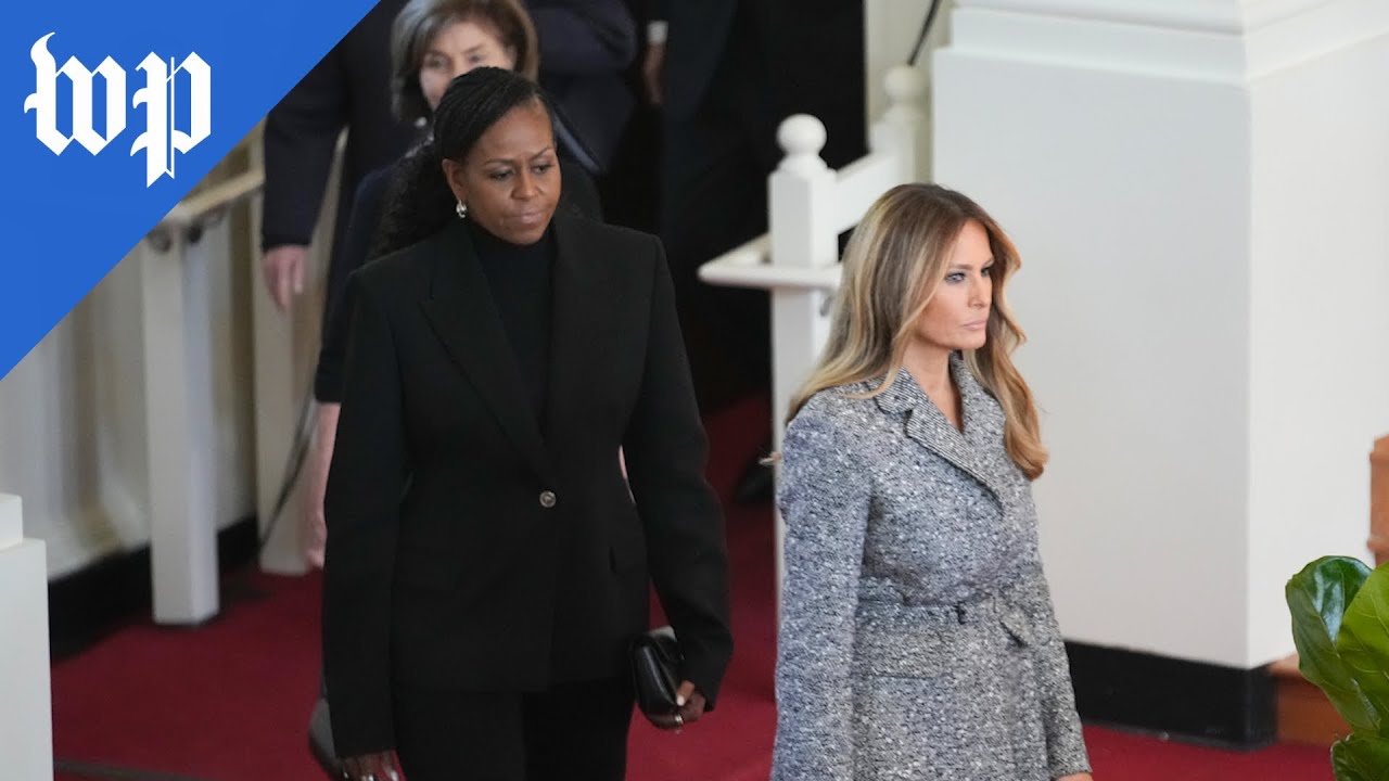 Melania Trump joins first ladies at Rosalynn Carter memorial - The ...