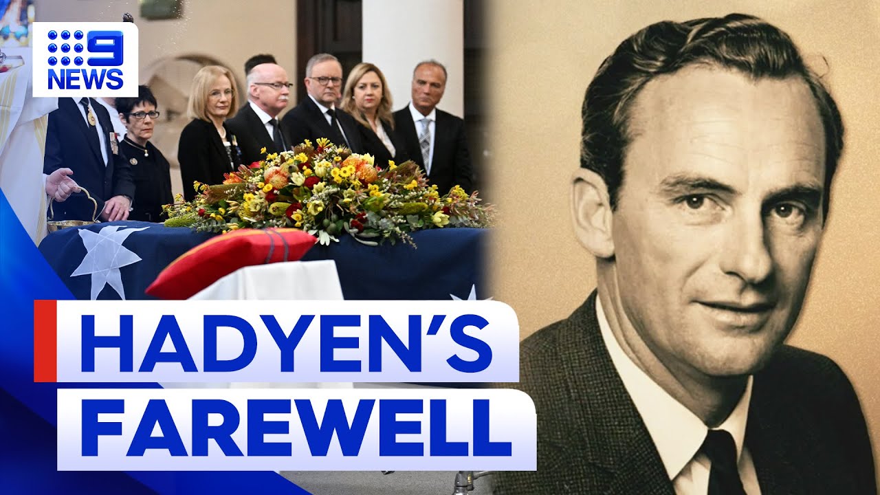 Former governor-general Bill Hayden farewelled at state funeral | 9 ...
