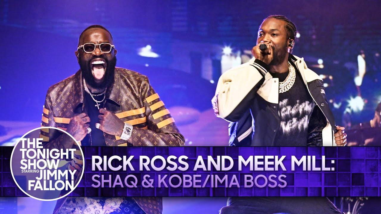 Rick Ross and Meek Mill: SHAQ & KOBE/Ima Boss | The Tonight Show ...