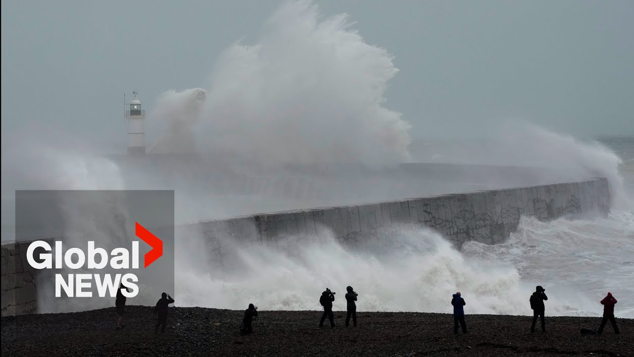 "The planet is upside down": Storm Ciaran slams western Europe with ...