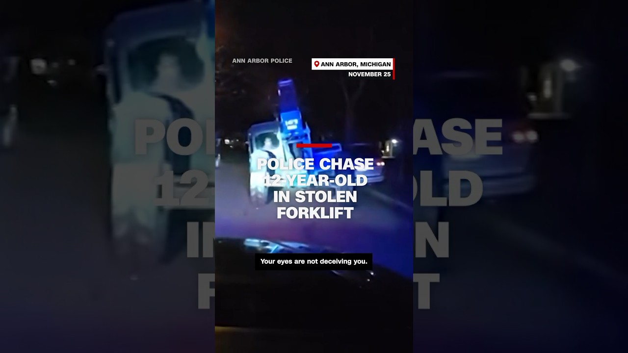 Police Chase 12 Year Old In Stolen Forklift The Global Herald