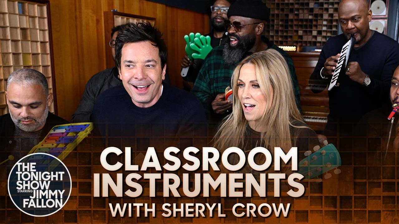 Sheryl Crow, Jimmy Fallon & The Roots Sing "All I Wanna Do" (Classroom ...
