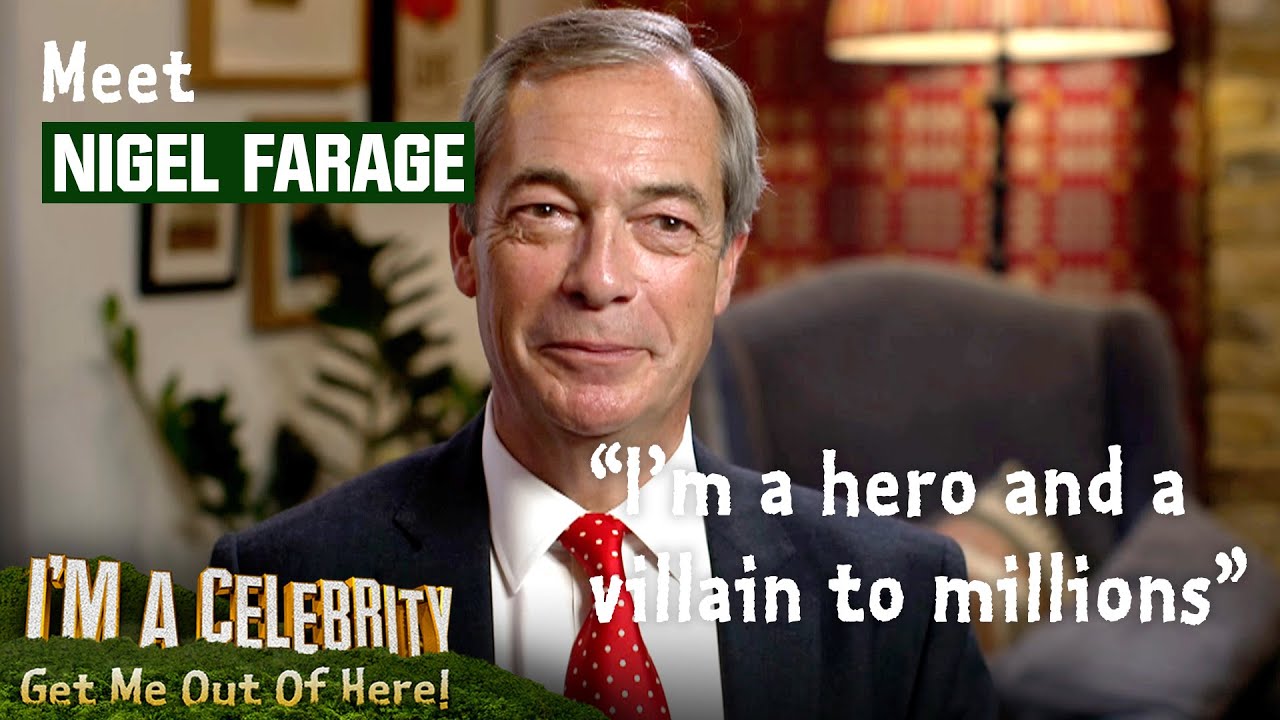Meet Nigel Farage, GB News Host and Ex-Politician | I'm A Celebrity ...