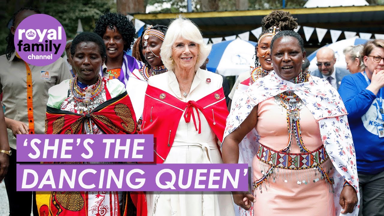 The Sweet Moment Queen Camilla Joined Traditional Kenyan Dance - The ...