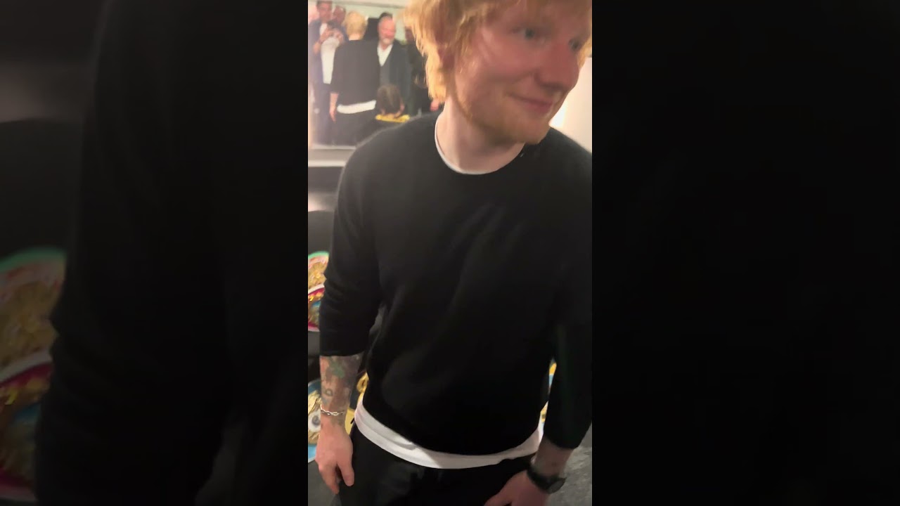 Ed Sheeran Visits Katie Taylor's Dressing Room After Cameron Rematch ...
