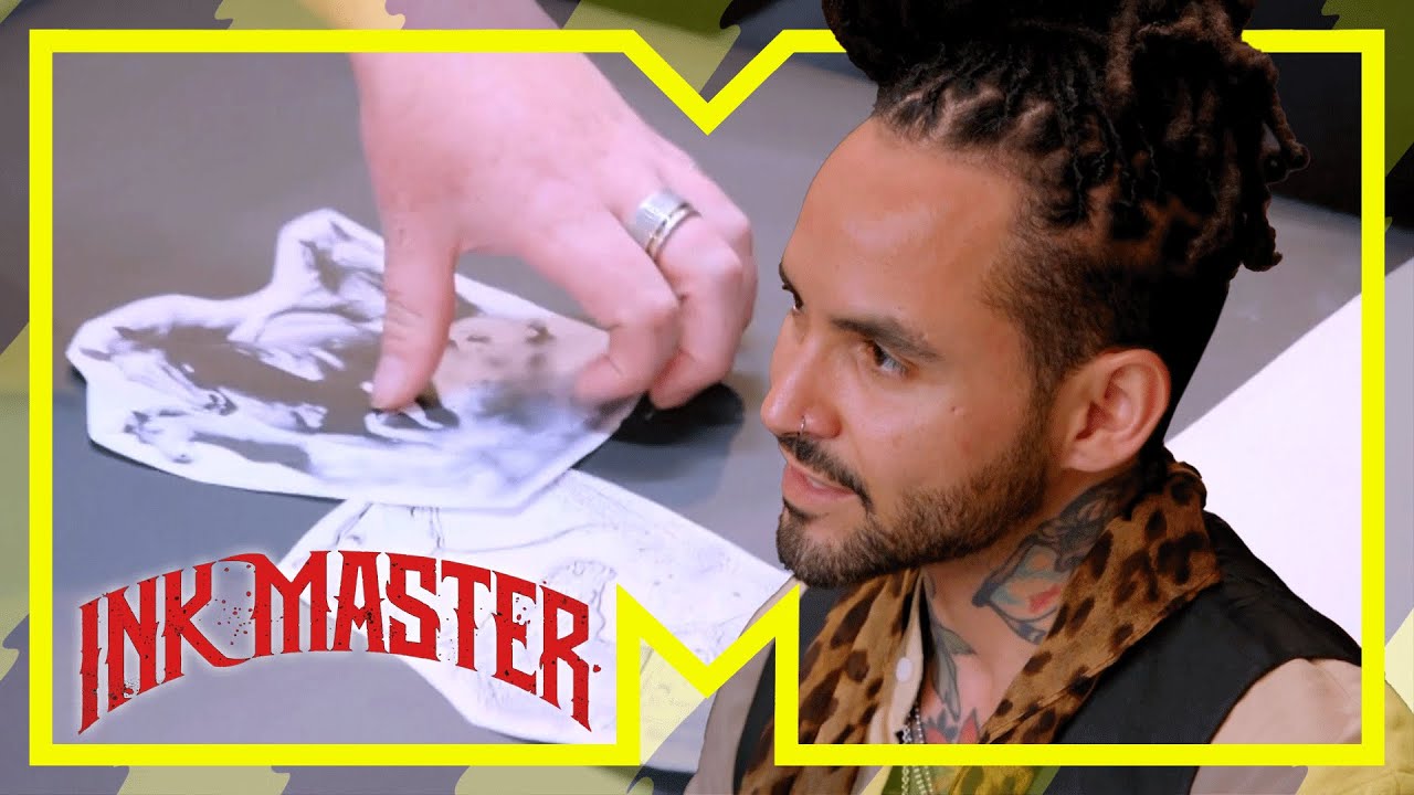 Jon Mesa Duels With An Uncompromising Canvas | Ink Master 15 - The ...