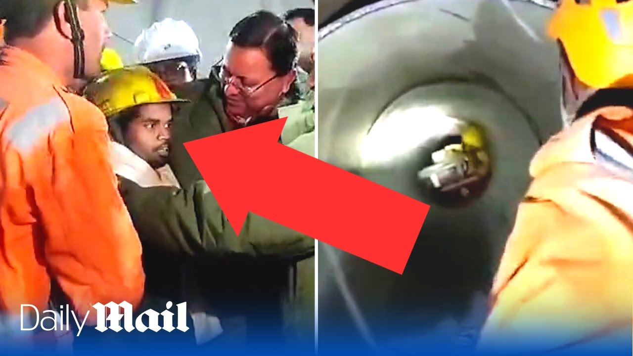 Saved after 17 days underground: Moment Indian workers are rescued from ...