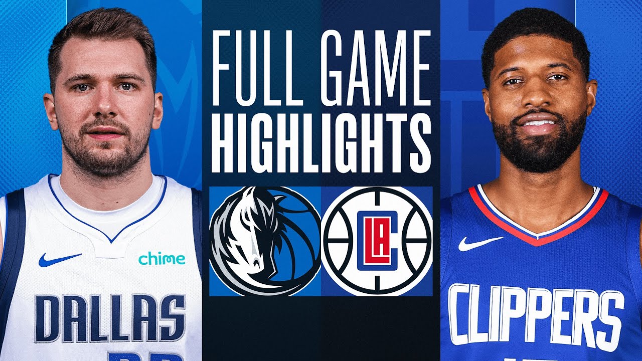MAVERICKS at CLIPPERS | FULL GAME HIGHLIGHTS | November 25, 2023 - The ...