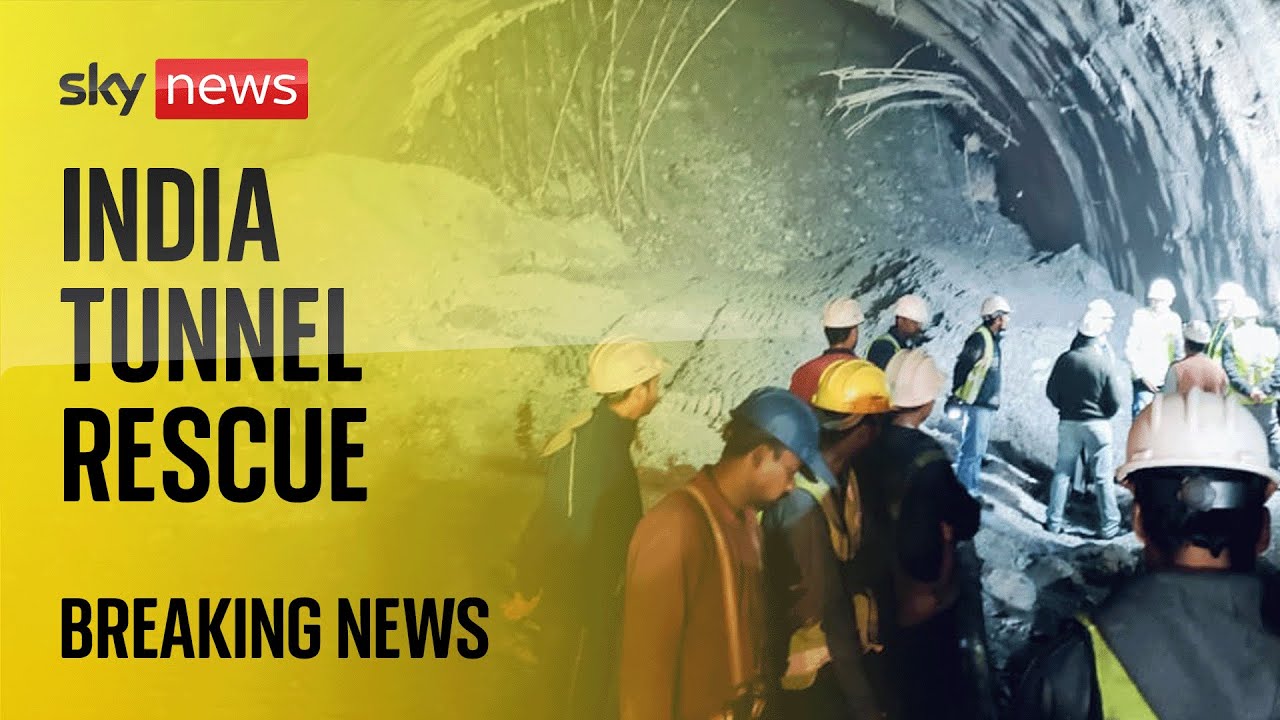Watch live: Rescuers reach 41 workers trapped in tunnel in India - The ...
