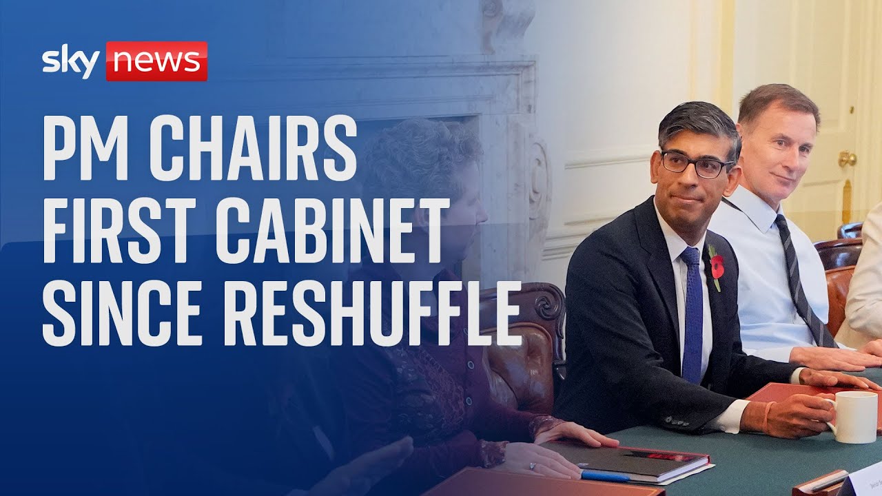 Watch live: Rishi Sunak chairs his first cabinet since the reshuffle - The Global Herald