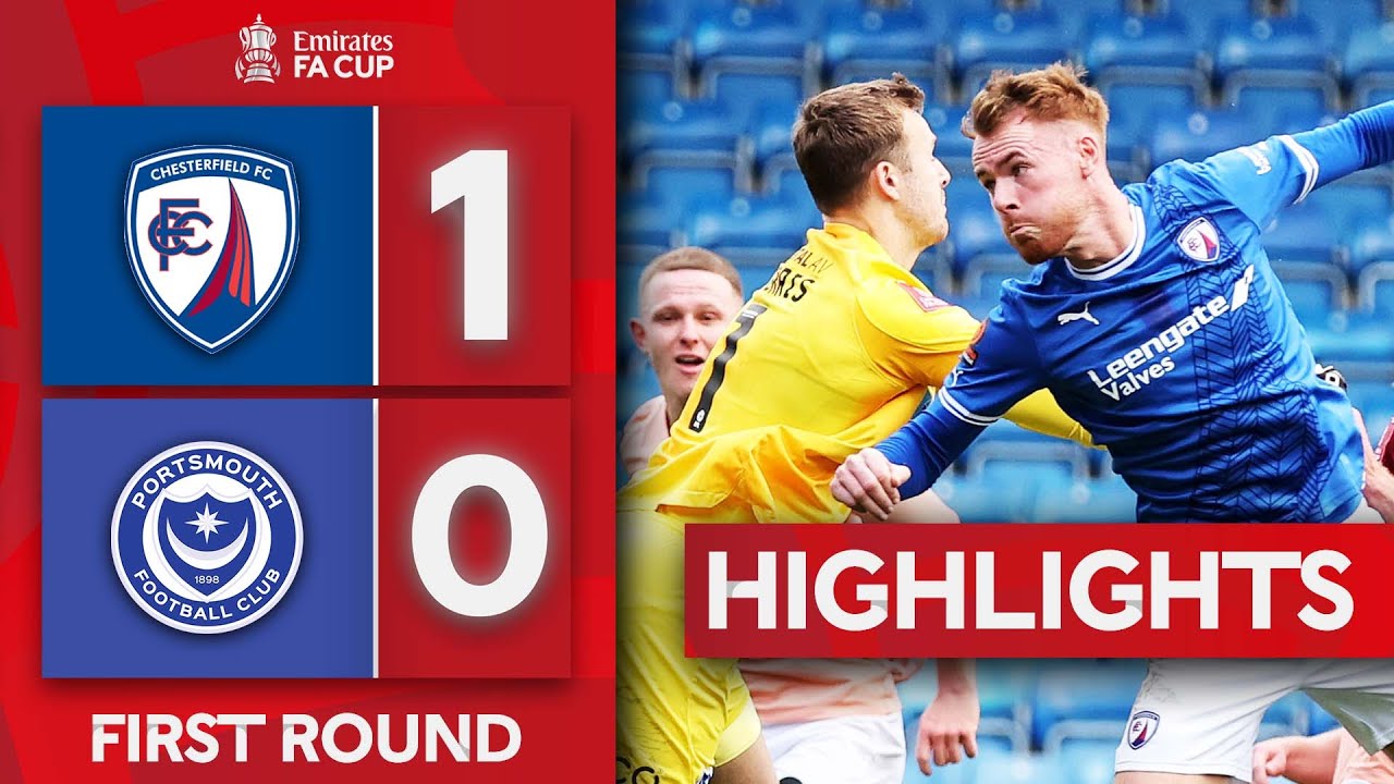 Chesterfield 1-0 Portsmouth | First Round | Emirates FA Cup 2023-24 ...