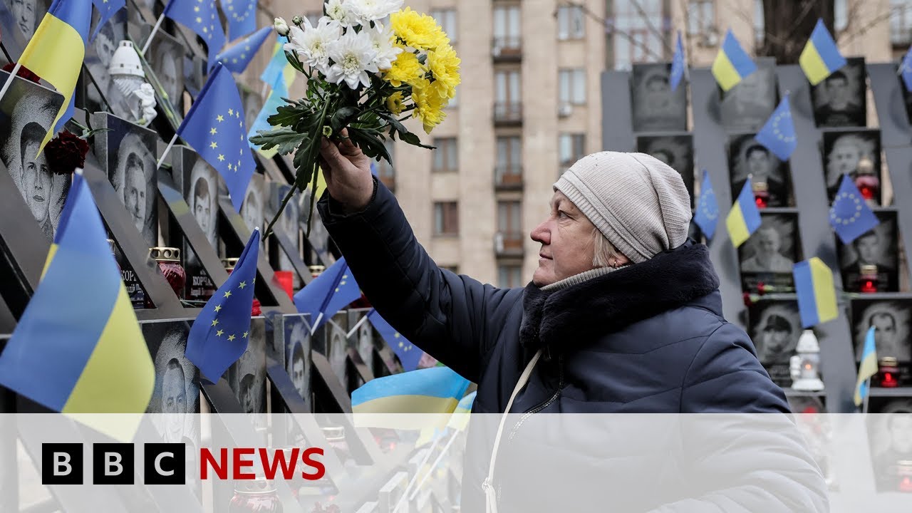 Ukraine marks ten years since Euromaidan protests - BBC News - The ...
