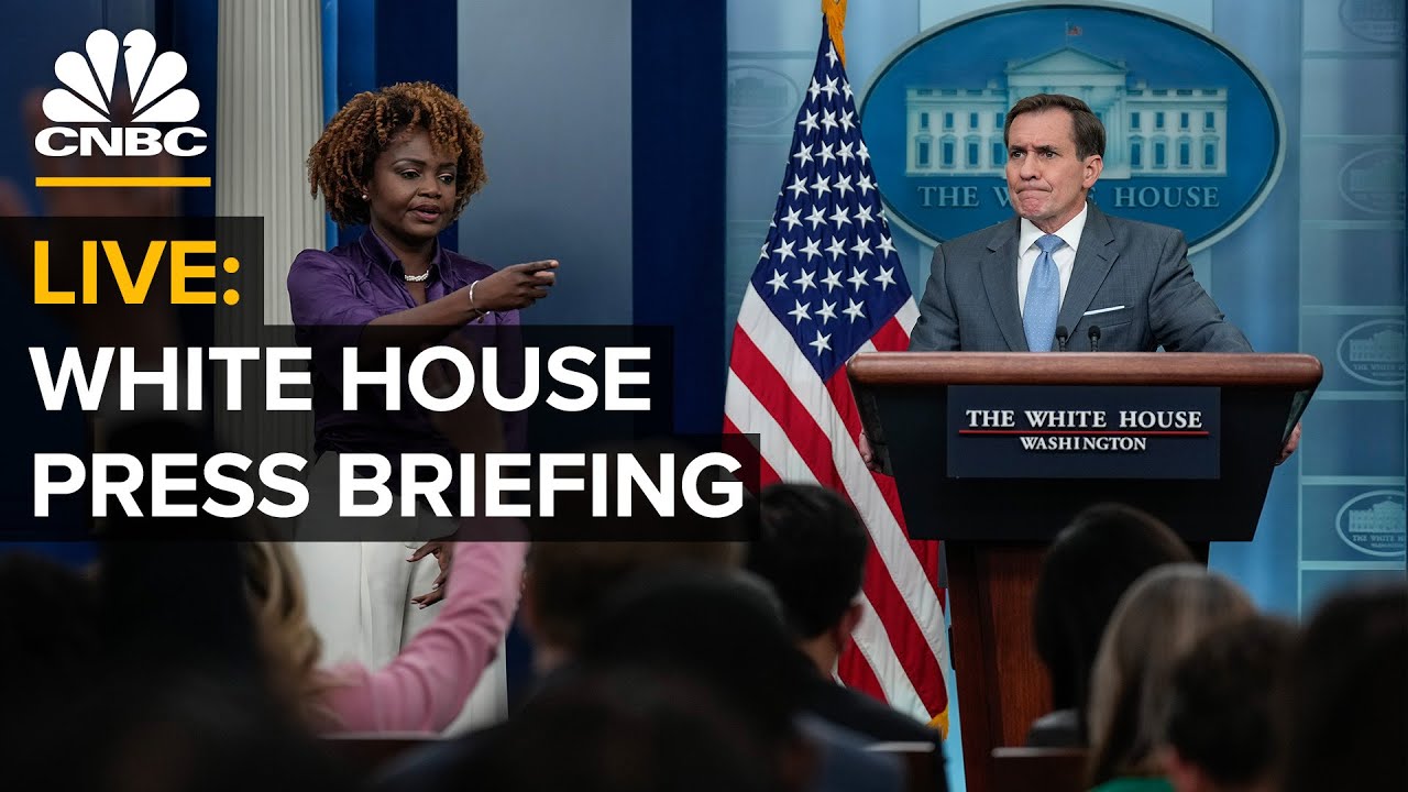 LIVE: White House press secretary Karine Jean-Pierre holds a briefing ...