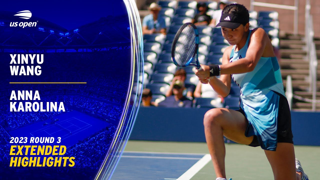 Xinyu Wang vs. Anna Karolina Schmiedlova Extended Highlights | 2023 US Open Round 3 - The Global ...