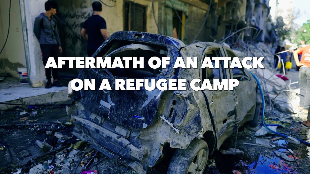 Aftermath of attack on Gaza refugee camp - The Global Herald