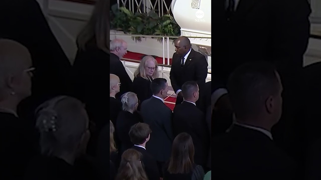 Former Pres. Jimmy Carter arrives to attend tribute service for his late wife, Rosalynn Carter ...