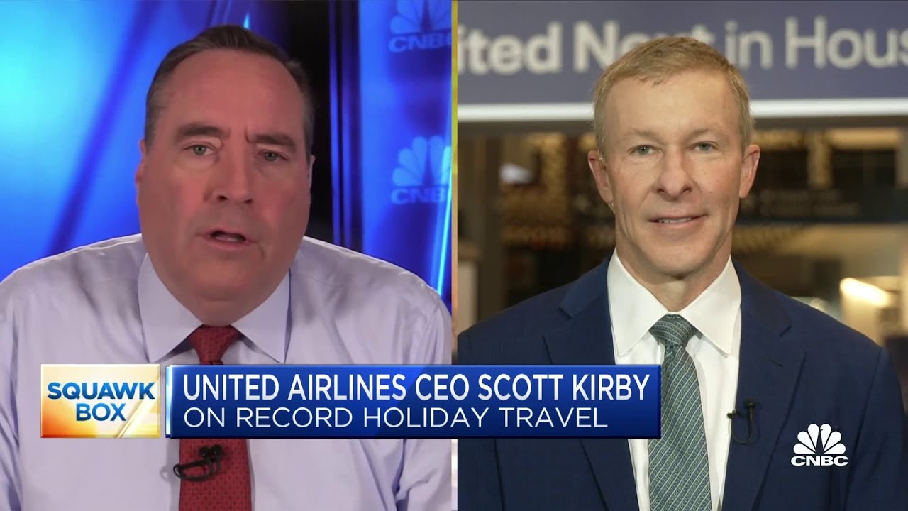 United Airlines CEO on holiday travel: 'Probably the best operational ...