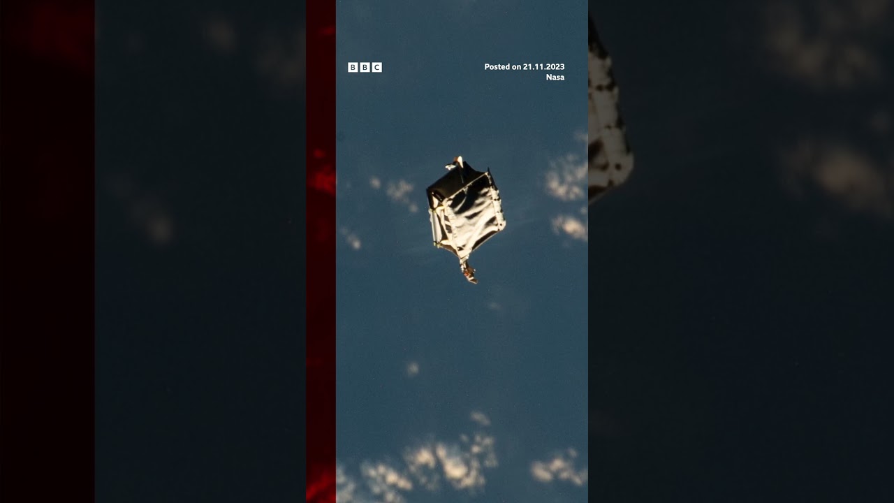 Toolbox dropped by Nasa astronauts to be visible from Earth. #Nasa #ISS ...