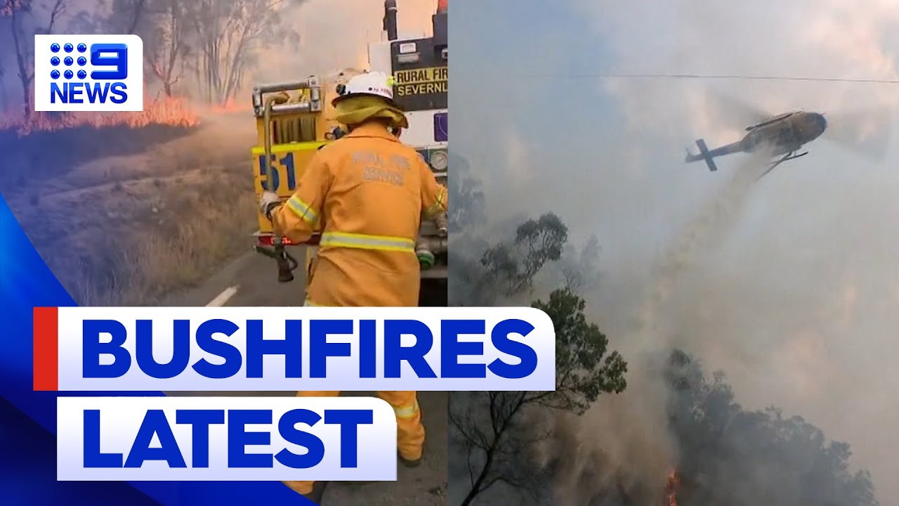 Queensland bushfires: Latest warnings and updates tonight | 9 News ...