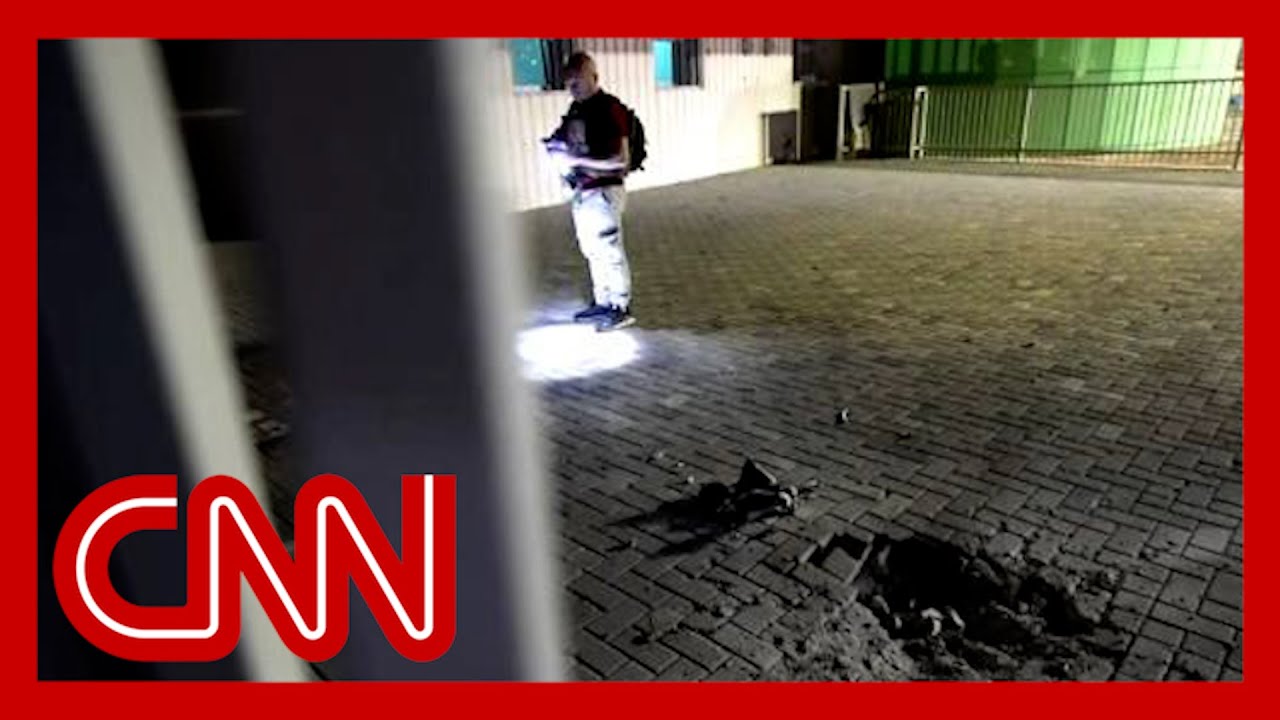 Video shows rocket strike about 100 meters from CNN reporter - The ...