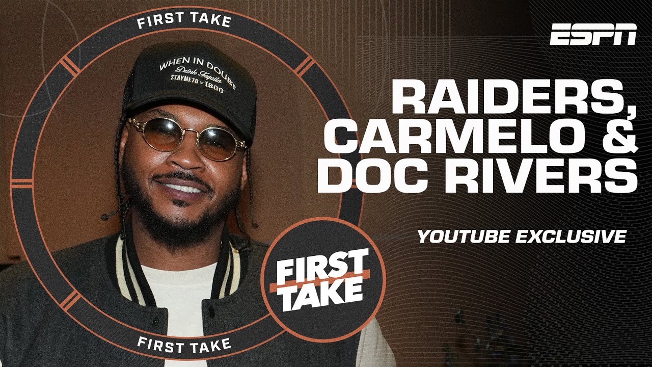 Raiders make history, Carmelo's new venture & Doc Rivers' babysitter! | First Take YouTube ...