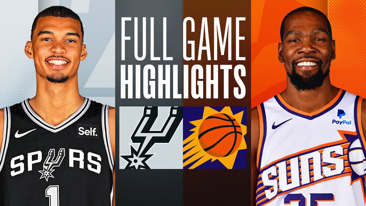 SPURS at SUNS | FULL GAME HIGHLIGHTS | November 2, 2023 - The Global Herald