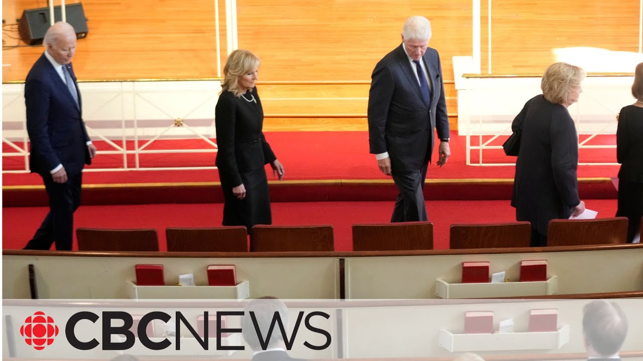 U.S. President Biden, other dignitaries attend former first lady Carter ...