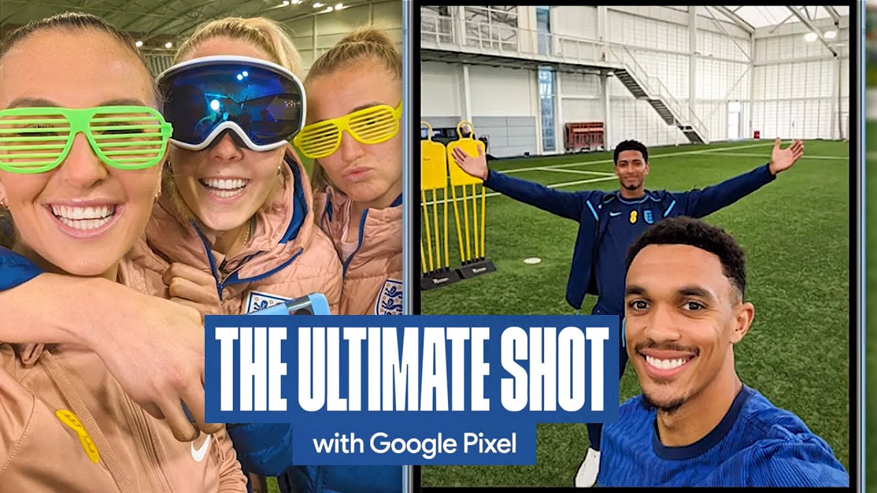 England Players Take On The Google Pixel Ultimate Shot Challenge! # ...