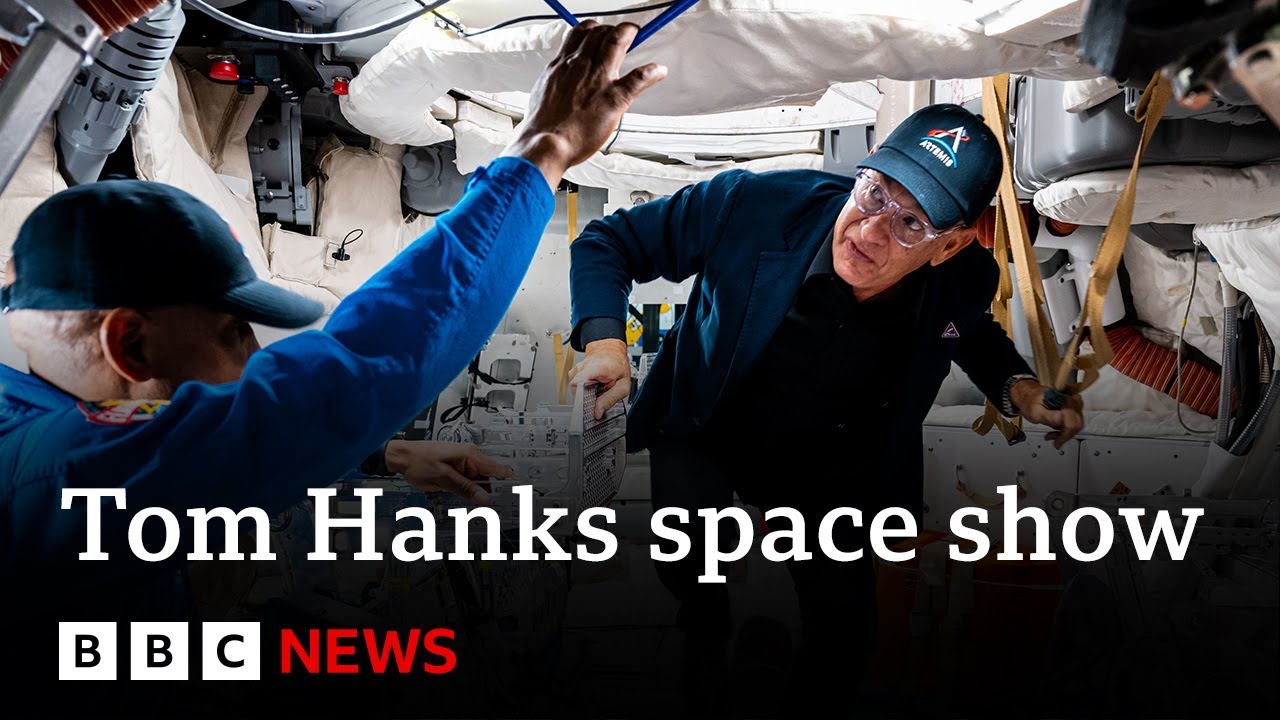 Tom Hanks spent days with Nasa astronauts for space show - BBC News ...