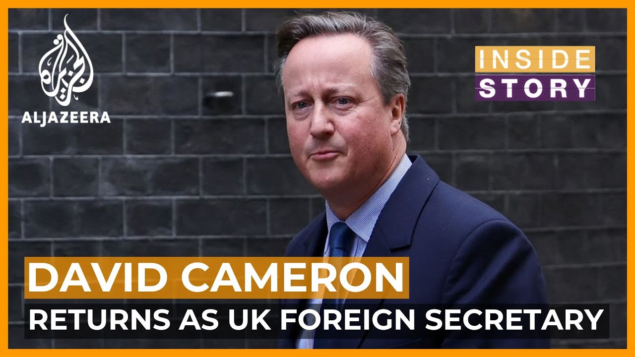 Why has David Cameron returned to front-line politics? | Inside Story ...
