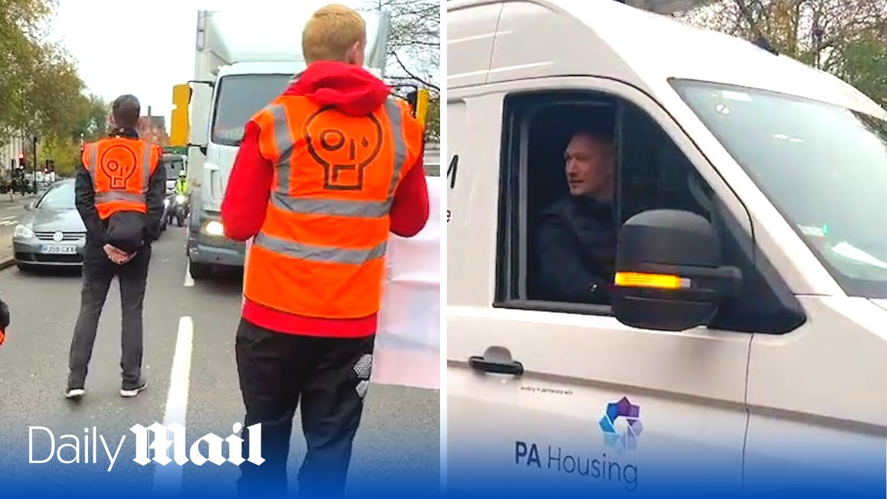 'Get a life!': Angry van driver yells at Just Stop Oil protestors ...