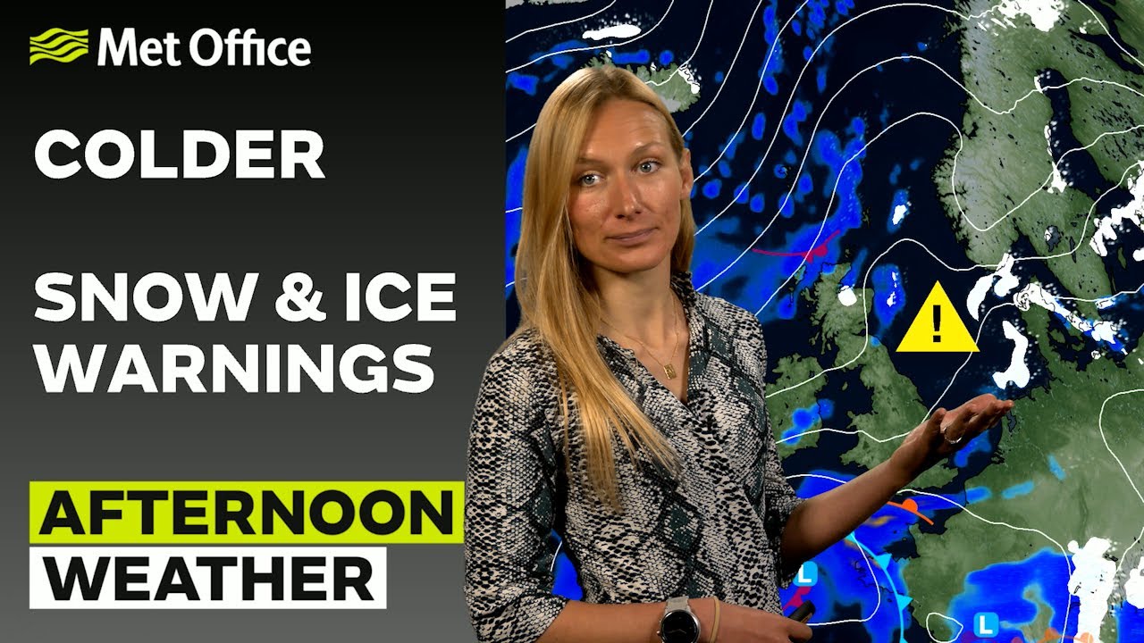 29/11/23 – Cold and dry, with showers arriving – Afternoon Weather Forecast UK – Met Office ...