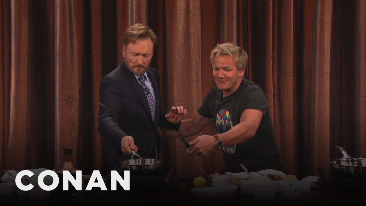 Gordon Ramsay & Conan Cook Shrimp Tacos | CONAN on TBS - The Global Herald
