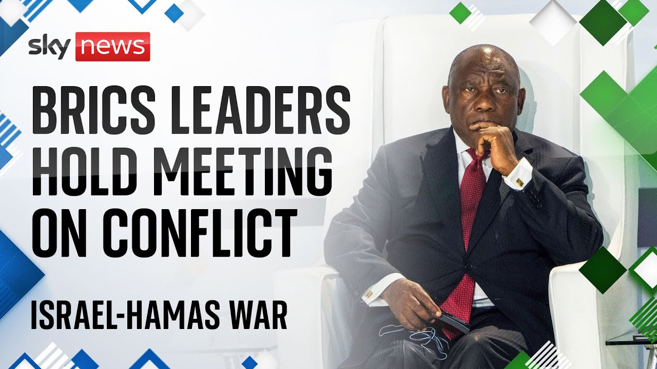 Watch live: BRICS leaders hold meeting on Israel-Hamas war - The Global ...