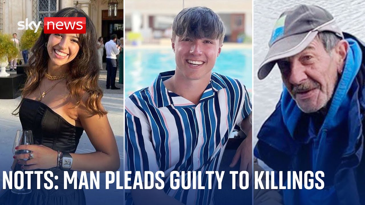 Nottingham: Man pleads guilty to killing three people but denies murder ...