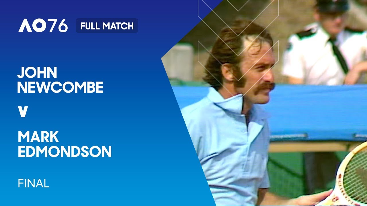 John Newcombe v Mark Edmondson | Australian Open 1976 Final - The ...