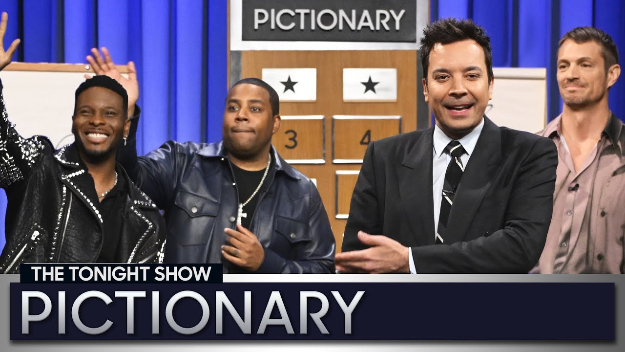 Pictionary with Kenan Thompson, Kel Mitchell and Joel Kinnaman | The ...