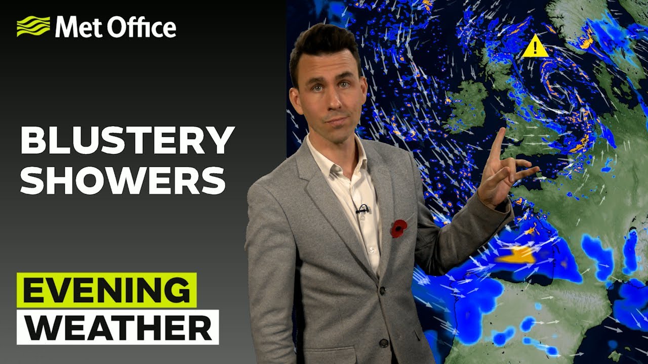 02/11/23 – Brighter spells to the south – Evening Weather Forecast UK ...
