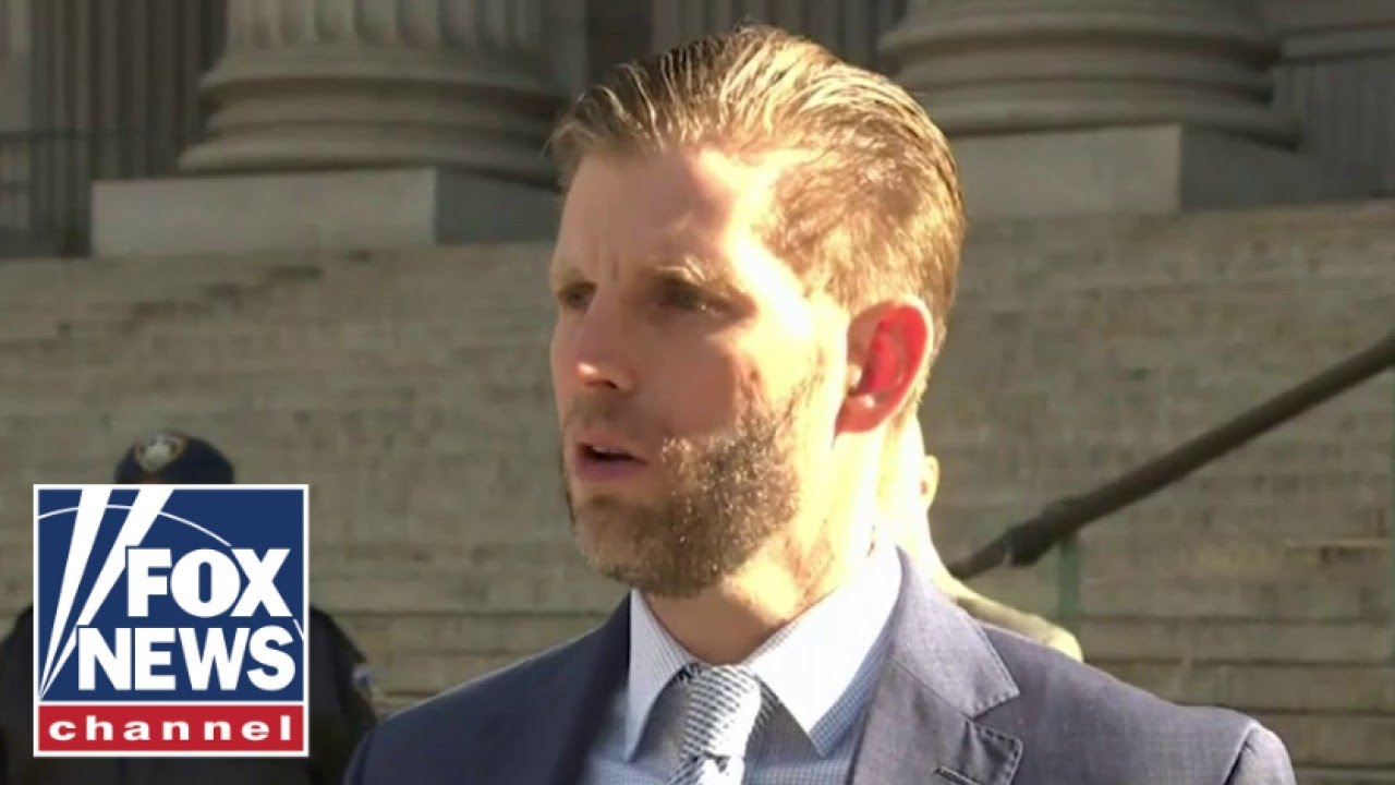 WATCH: Eric Trump GOES OFF on 'ruthless' judge in family fraud trial ...