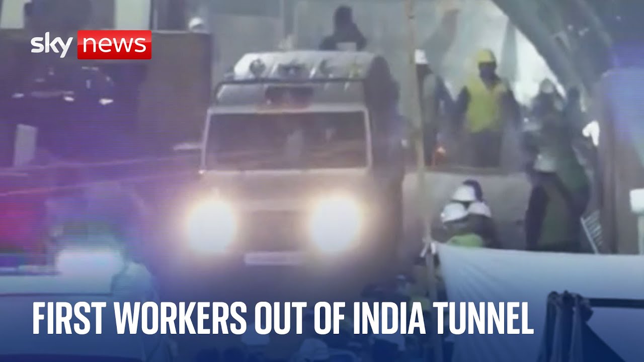 BREAKING: 10 workers rescued in India after tunnel collapse - The ...